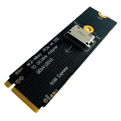 Адаптер Ssd накопителя Pcie X4 с 2 ключами для U 2 Oculink Sff 8612 Gen4 Gen3 для 2 5 дюймового
