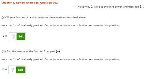 Solved Chapter 5 Review Exercises Question 038 Xincorrect Chegg
