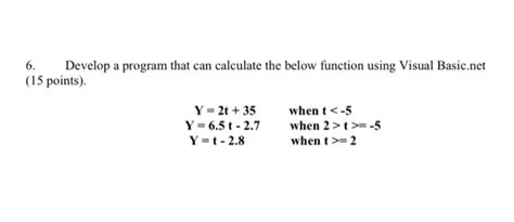 Solved Develop A Program That Can Calculate The Below Chegg