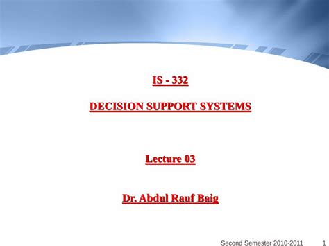 Pdf Lecture 03 Decision Making Dokumentips