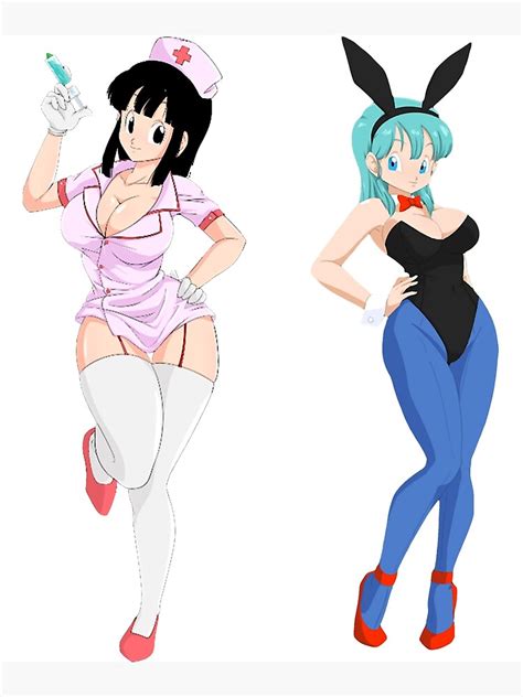 Sexy Bulma And Chichi Poster For Sale By Saltebeach Redbubble