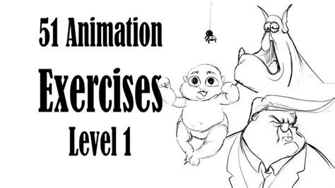 51 Great Animation Exercises Level 1 Animation Drawing Sketches Learn Animation Animation