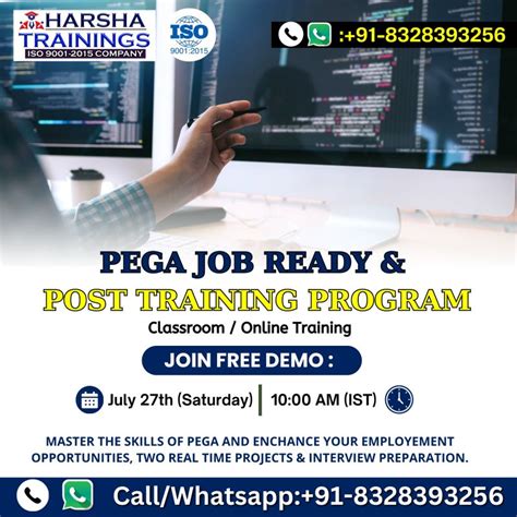 Harsha Trainings On Linkedin Hi All Greetings From Harsha Trainings Pega Job Ready And Post…
