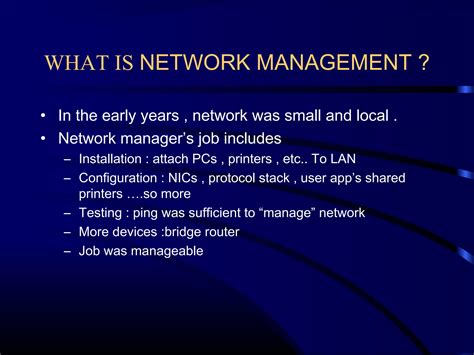 Snmp Simple Network Management Protocol Ppt