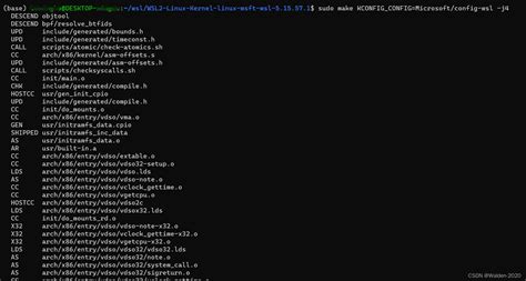 Wsl2编译内核并更改替换内核版本linux Msft Wsl 5151231linux Msft Wsl 61212 Csdn博客