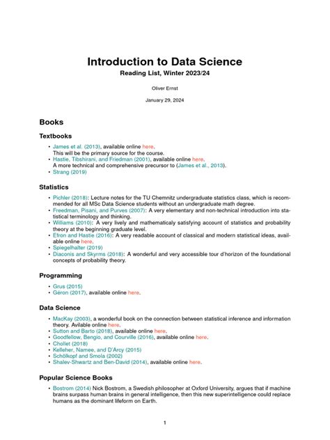 Introduction To Data Science Pdf Resampling Statistics Statistics