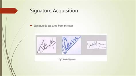 Signature Verification Pptx