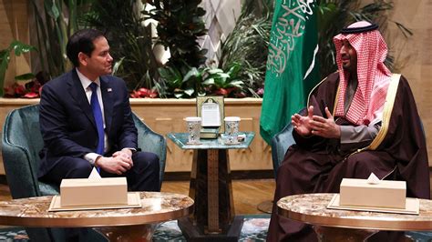 Rubio Meets Saudi Crown Prince Foreign Minister Ahead Of Us Russia Talks Fox News