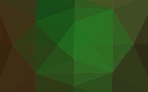 Dark Green Vector Shining Triangular Background 12227052 Vector Art At Vecteezy