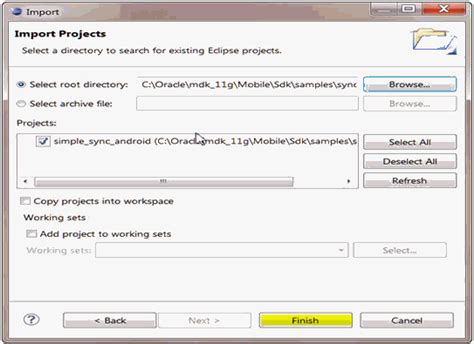 Using An Android Application On The Sqlite Mobile Client