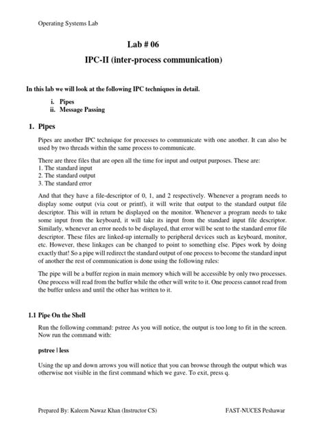 Os Lab 06 Pdf Inputoutput Software