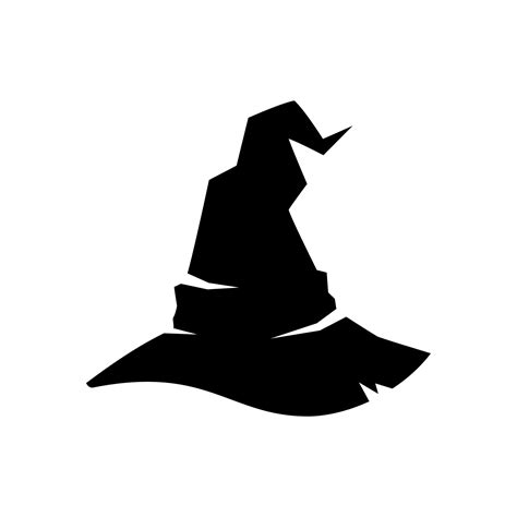 Halloween Witch Or Wizard Hat Icon 10595030 Vector Art At Vecteezy