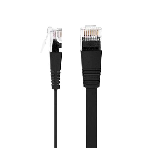 1ft 03m Flat Cat6 32awg Snagless Unshielded Utp Pvc Ethernet