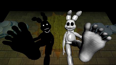 Shadow Bonnie O White Bonnie By Sfmff On Deviantart