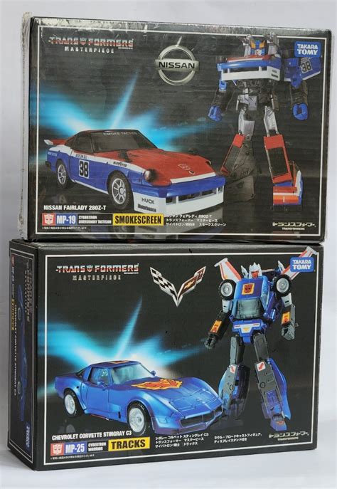 Transformers Mp 19 Smokescreen Mp 25 Tracks Masterpiece Authentic Takara Hobbies And Toys Toys