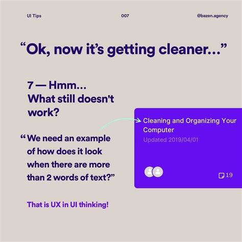 How To Think Like A Ui Designer By Bazen Agency Words Things To Think About