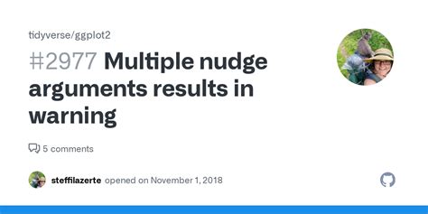 Multiple Nudge Arguments Results In Warning Issue Tidyverse Ggplot GitHub
