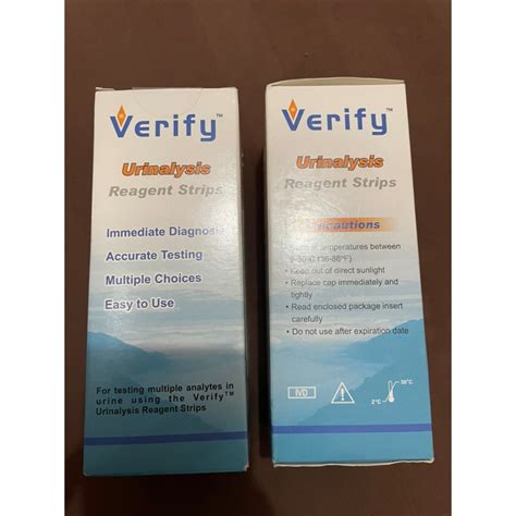 Jual Verify Urinalysis Strip Tes Urine 10 Parameter Verify Test