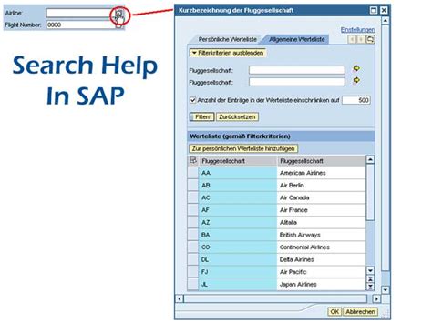 Attach Search Help To Selection Screen Field