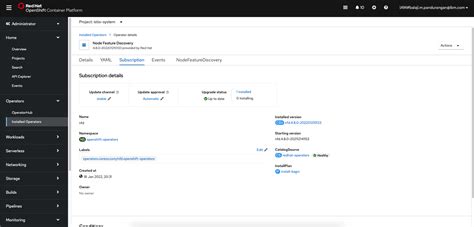 Redhat Openshift Alerts GPUOperatorOpenshiftDriverToolkitEnabledNfdTooOld Issue NVIDIA