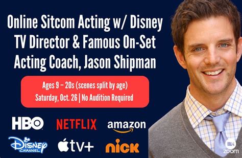 Online Sitcom Acting W Disney Tv Director And Famous On Set Acting Coach