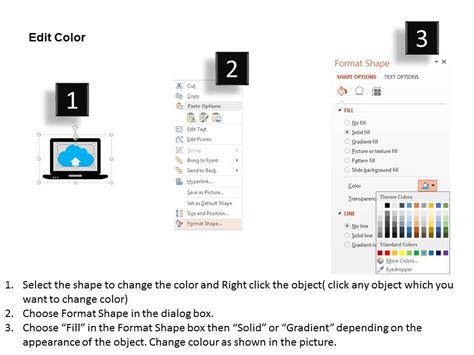 Cloud Computing Technology Laptop Flat Powerpoint Design Presentation Graphics Presentation