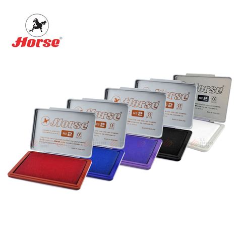 แท่นประทับ ตราม้า ฝาเหล็ก No 00 No 01 No 02 No 03 No 04 Shopee Thailand