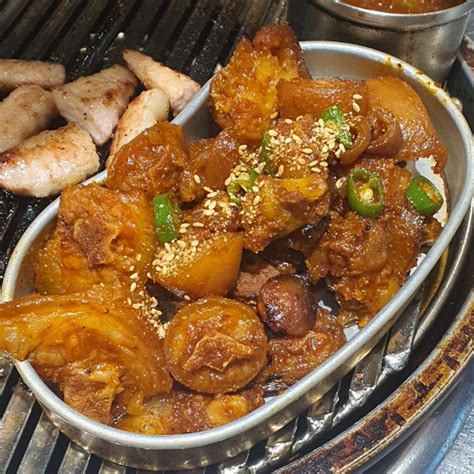 구월동 껍데기 맛집 [ 뚱보집 ] Feat 단골들만 알고 먹는 돼지꼬리 껍데기 네이버 블로그