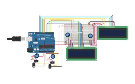 Circuit Design Frequency Counter Tinkercad
