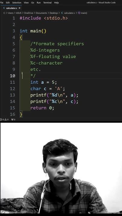 Formate Specifiers In C In Easy Way👍 Ccode Trending Easy Tranding