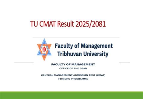 Link Tu Cmat Entrance Result 20252081 Cmat Entrance Exam Results 2025