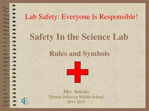 PPT Safety In The Science Lab PowerPoint Presentation Free Download ID