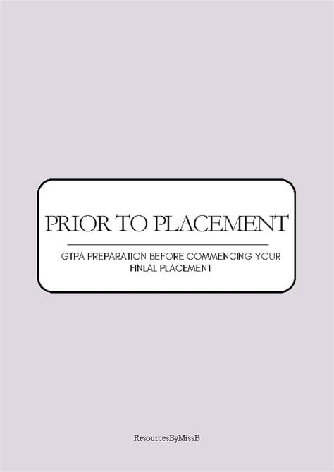 Gtpa Planner By Resourcesbymissb Tpt