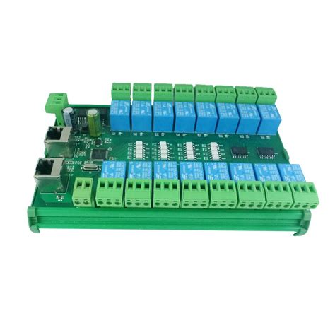 Ecd9c16 Dc 12v 16 Ch Ethercat Relay Module Industrial Ethernet Bus