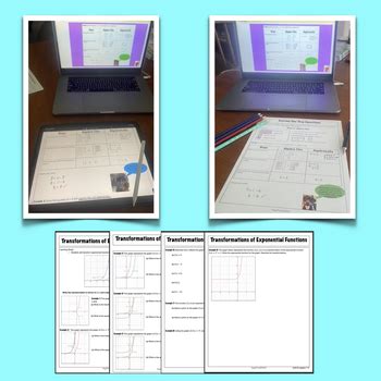 Algebra 1 Transforming Exponential Functions TPT