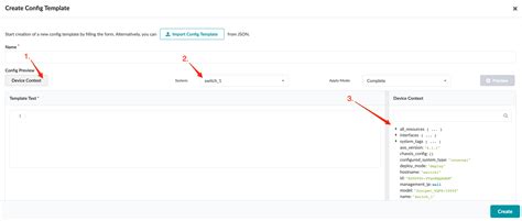 Create Config Template Freeform Blueprint Apstra Juniper Networks