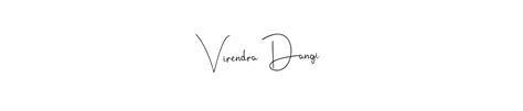 76 Virendra Dangi Name Signature Style Ideas Free Esignature