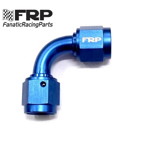 Frp 90° Aluminium An6 An8 An10 Female To Female Fitting Adapter Racing