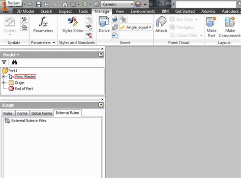 Solved Addcreate External Rule Ilogic Autodesk Community