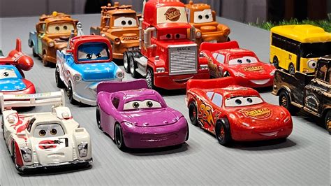 디즈니 픽사의 카3 라이트닝 맥퀸 메텔 맥 리치 믹손 니젤 토도로키 타요가 물 속으로 떨어진다 Youtube