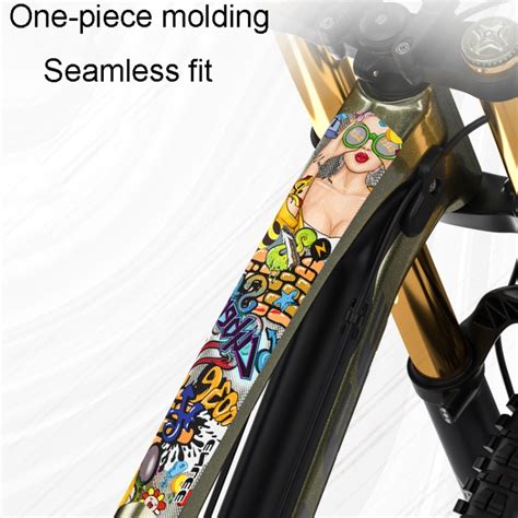 Enlee 11개대 산악 자전거 프레임 색상 변경 방지 스크래치 스티커 사이클링 장비용 방수 보호 필름 모델 Caterpillaine