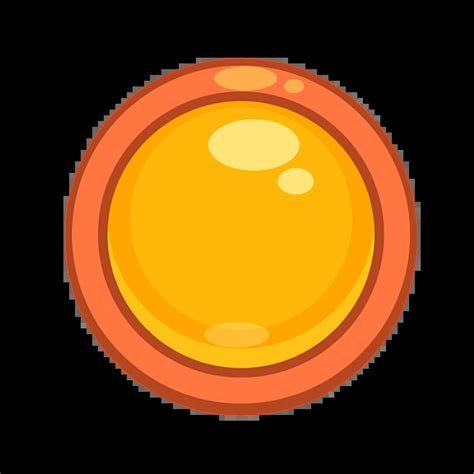 橘色桔色圆形标签按钮 11 花瓣网