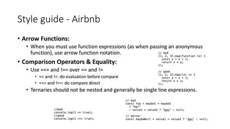 Airbnb Java Script Style Guide Ppt