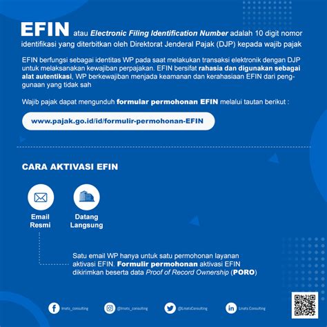 Aktivasi Dan Lupa Efin Tax Consulting Accounting Business Advisory
