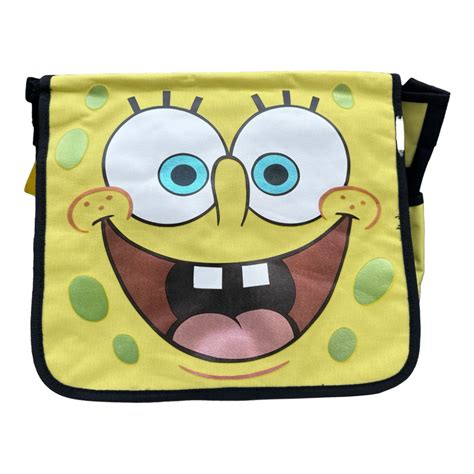 Nickelodeon Spongebob Smiley Face Messenger Bag