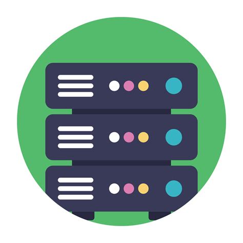 Hosting Servers Placed In A Place Data Center Concept 27204856 Vector Art At Vecteezy