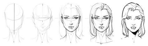 How To Draw Female Face Step By Step