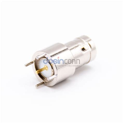 Coaxial Connector Bnc Straight Jack Female Pin Panel Mount Through Hole