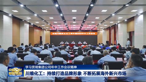 川维化工实现pva产品销售逆势上扬 中国石化网络视频