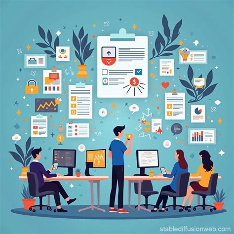 Poster On Office Security Awareness Stable Diffusion Online